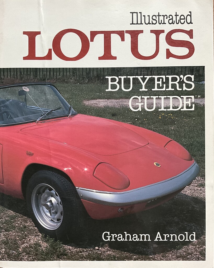 Illustrated Lotus Buyer's Guide by Graham Arnold - Books - LotusElan.net