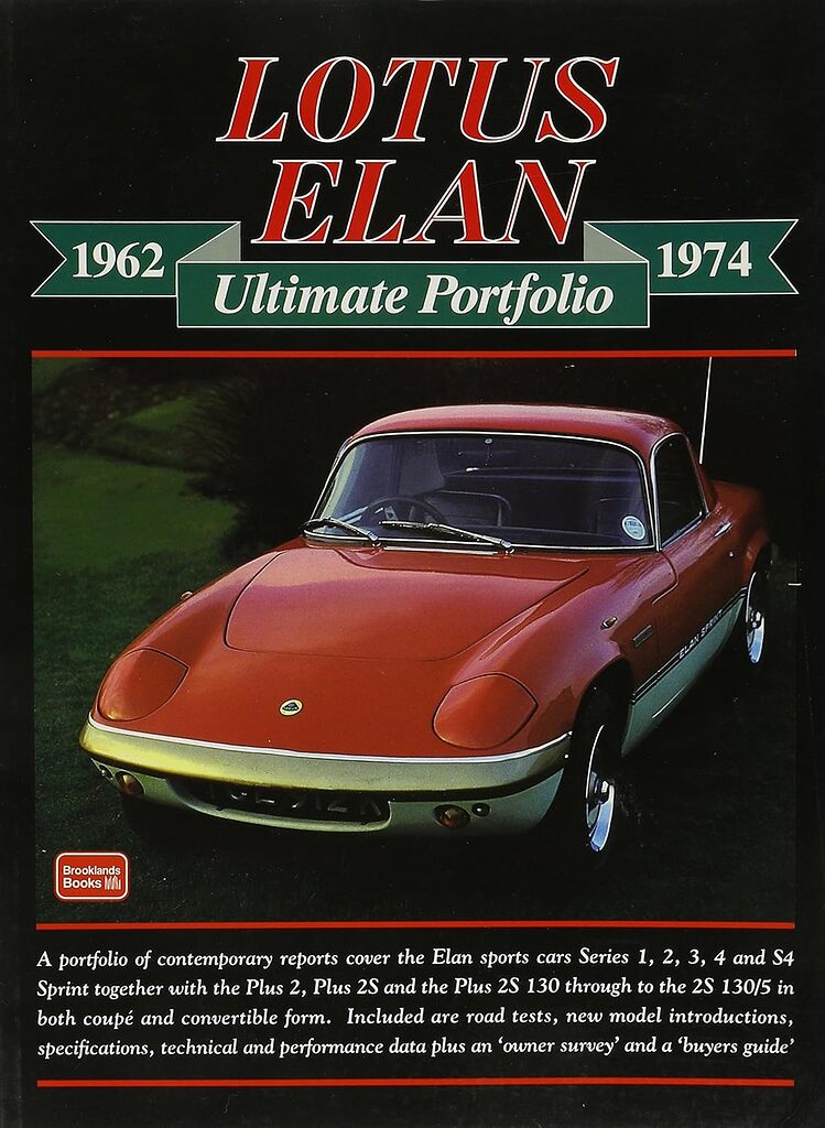 Lotus Elan 1962-1974 Ultimate Portfolio compiled by RM Clarke - Books ...