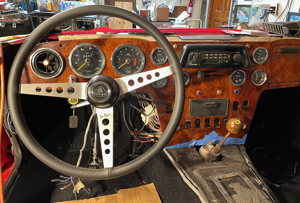 71 Elan Plus 2S Tachometer Pegs at the flip of a switch! - Plus 2 ...