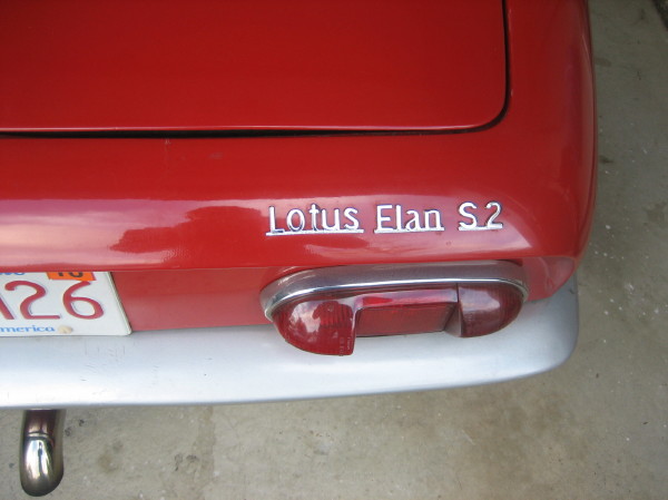 location of lotus badges on a 1966 S2 Elan - Elan Discussions ...