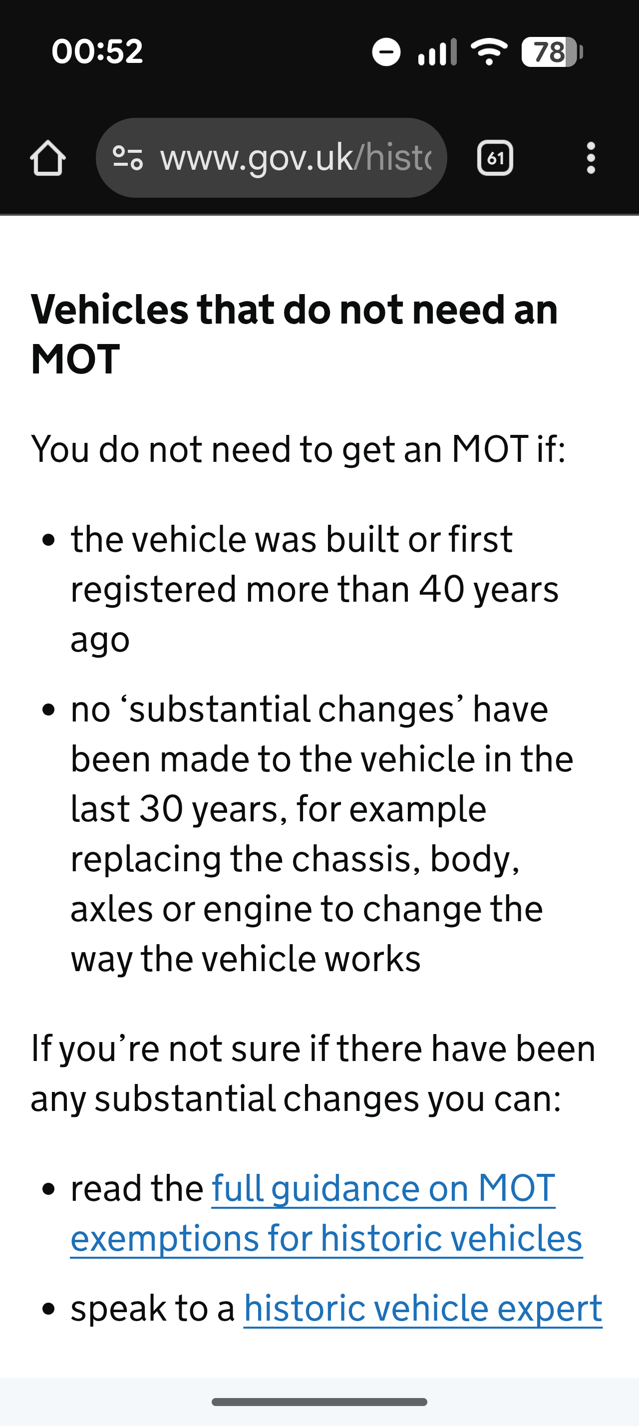 MOT Exemption - Plus 2 Discussions - LotusElan.net