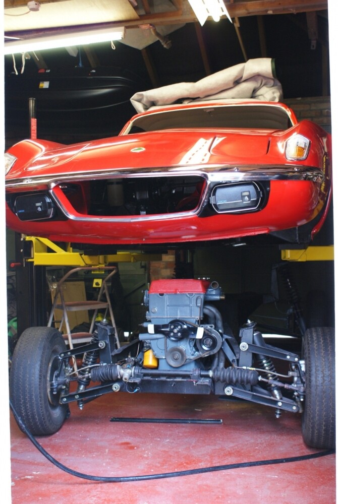 2 Post Lift - raising a Plus 2 - Plus 2 Discussions - LotusElan.net