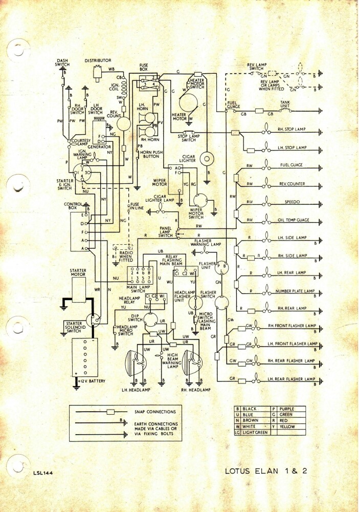 New wiring diagram for peer review - Elan Discussions - LotusElan.net